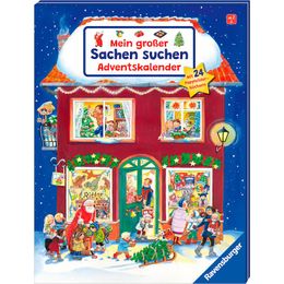 Ravensburger Spielzeug-Adventskalender »Mein großer Sachen suchen Adventskalender« ab 2 Jahren bunt