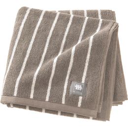 Musterring Handtuch &raquo;Needlestripe&laquo; hautschmeichelnd, super weich grau Jacquard, Baumwolle