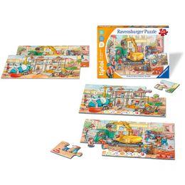 Ravensburger Puzzle »tiptoi Puzzle für kleine Entdecker: Baustelle« Made in Europe bunt