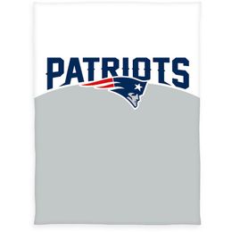 NFL Wohndecke &raquo;Patriots&laquo; mit tollem Super Bowl Motiv, American Football bunt Obermaterial: 100% Polyester B/L: 150 cm x 200 cm