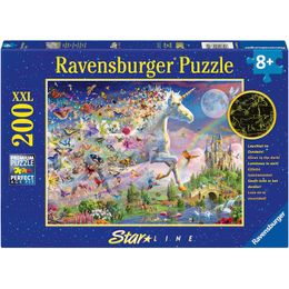 Ravensburger Puzzle »Star Line, Leuchtendes Schmetterlingseinhorn« Made in Germany bunt