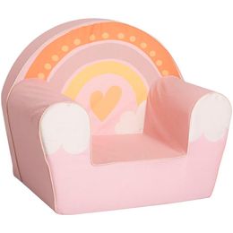 KNORRTOYS Sessel &raquo;Regenbogen&laquo; f&uuml;r Kinder; Made in Europe rosa