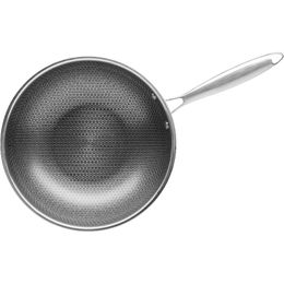 Mäser MÄSER Wok »Hestia« Edelstahl 18/10 Set, 1 Stk. tlg. Schwarz / Silber