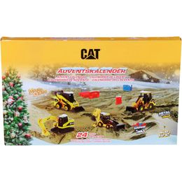 Carrera Spielzeug-Adventskalender &raquo;Cat Micro Baustelle mit Metall DieCast Baustellenfahrzeugen&laquo; ab 6 Jahren mit Motion Sand und weiterem Zubeh&ouml;r...