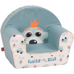 KNORRTOYS Sessel &raquo;Baby Treflik&laquo; f&uuml;r Kinder; Made in Europe blau/beige