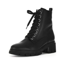 Gabor COMFORT Schn&uuml;rstiefelette &raquo;Stiefelette Leder/Textil&laquo; Schwarz 38 38 Verschluss: Schn&uuml;rung