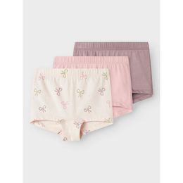 name it Boxershorts &raquo;NMFTIGHTS 3P BARELY PINK BOW NOOS&laquo; Packung, 3 Stk. Barely Pink 104 - 3 Stk. 3 Stk. 104 Unterw&auml;sche von name it f&uuml;r M&auml;dchen