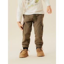 name it Cargohose &raquo;NMMRYAN TWILL CARGO PANT R 5553-VA TB&laquo; Dusty Olive 122 - N-Gr N-Gr 122 Coole Cargohose von name it f&uuml;r Jungen