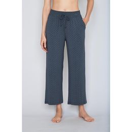 JOOP! Pyjamahose &raquo;Luxe&laquo; Cornflower-Design, Tunnelzugbund, Eingrifftaschen DARK GREY 34 - N-Gr N-Gr 34 Damen-Loungewearhose von JOOP!