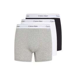 Calvin Klein Underwear Boxer »BOXER BRIEF 3PK« Packung, 3 Stk. mit längerem Bein, Logo-Elastikbund (3 Stück) GREY HEATHER, WHITE, BLACK L (52) - 3...