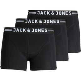 Jack & Jones Jack & Jones Herren Boxer &raquo;Sense Trunks&laquo; Packung, 3 Stk. schwarz XXL, 3 Stk.