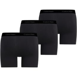 Calvin Klein Underwear Boxer &raquo;BOXER BRIEF 3PK&laquo; Packung, 3 Stk. mit l&auml;ngerem Bein, Logo-Elastikbund (3 St&uuml;ck) BLACK W/ BLACK WB 4XL (60) - 3 Stk. 3...