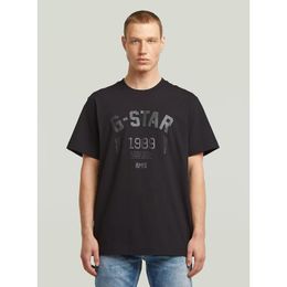 G-Star Raw G-STAR T-Shirt »89 Back Graphic Loose T-Shirt« dk black XXS XXS Runder Ausschnitt