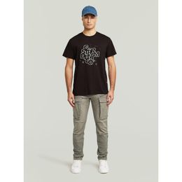 G-Star Raw G-STAR T-Shirt »HD Print T-Shirt« dk black XS XS Runder Ausschnitt