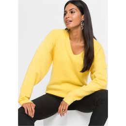 bonprix Strickpullover &raquo;Oversize-Strick-Pullover&laquo; Oversize-Strick-Pullover maisgelb 32/34 (XS) 32/34 (XS) Oversize-Strick-Pullover f&uuml;r einen...