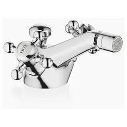 Dornbracht MADISON Bidet-Einlochbatterie mit Ablaufgarnitur, Ausladung 125mm, 24510360-00, Farbe: Chrom