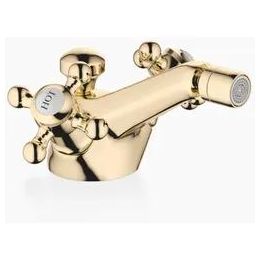 Dornbracht MADISON Bidet-Einlochbatterie mit Ablaufgarnitur, Ausladung 125mm, 24510360-09, Farbe: Messing
