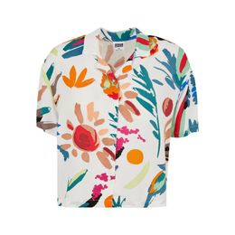 Urban Classics T-Shirt »Damen Ladies Resort Shirt« 1 Stk. tlg. whitesandfruity L L Elegante Blusen fuer Business und Freizeit