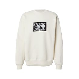 Vans Sweatshirt 'Skate Lisa Lisa' Herren Größe M hellgrau / schwarz / weiß