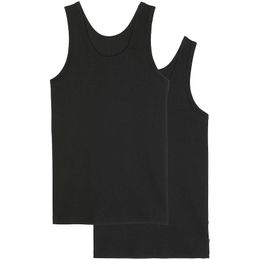 Marc O'Polo MARC O'POLO Tanktop &raquo;Iconic Rib&laquo; 2er Pack, mit k&ouml;rpernahem Schnitt 990black XL XL Herren-Tanktop von Marc O'Polo
