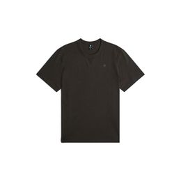G-Star Raw G-STAR T-Shirt »Nifous T-Shirt« deep brown L L Gerippter Halsausschnitt und Einsatz