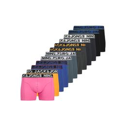 Jack & Jones JACK & JONES Trunk &raquo;JACNINE.ZERO SOLID TRUNKS 12 PACK&laquo; Packung, 12 Stk. mit Marken Schriftzug Black Pack:Stormy Weather - Strawberry Moon - Asphalt...