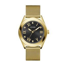 Guess Analoguhr ' NOBLE ' Herren Gr&ouml;&szlig;e One Size gold / schwarz