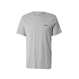 Nike Sportswear T-Shirt 'CLUB' Herren Gr&ouml;&szlig;e M blau / hellgrau / wei&szlig;