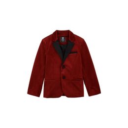 WE Fashion Blazer Jungen Gr&ouml;&szlig;e 122/128 rot / schwarz