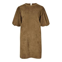 Apricot Suede Shift Mini Dress ' ' Damen Gr&ouml;&szlig;e 34 braun Winterkleid
