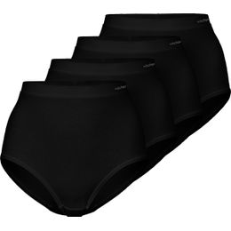 w&auml;schepur Damen Taillenslip aus Single-Jersey schwarz, Gr&ouml;&szlig;e 52
