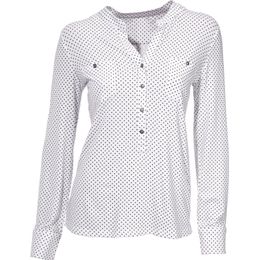 Heine Damen Blusenshirt mit Brusttaschen wei&szlig; Gr&ouml;&szlig;e 38