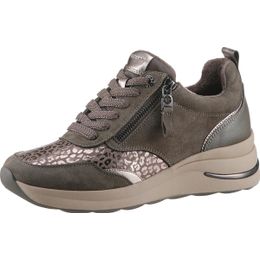 Tamaris Damen Sneaker taupe Gr&ouml;&szlig;e 39