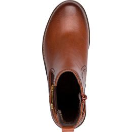 Jana Damen Stiefelette mit Zierriegel cognac Gr&ouml;&szlig;e 36