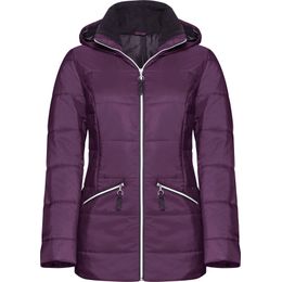 CR&Eacute;ATION L Damen Steppjacke mit Wattierung, w&auml;rmend aubergine Gr&ouml;&szlig;e 46