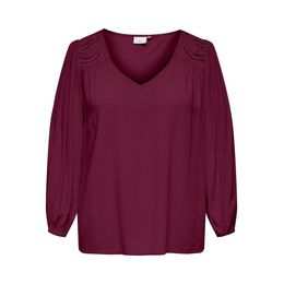Only Carmakoma Bluse 'CARSELASI' Damen Gr&ouml;&szlig;e 7XL purpur
