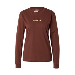 Vans Shirt 'VITALITY FIELDS' Damen Gr&ouml;&szlig;e XL schoko / gelb / offwhite