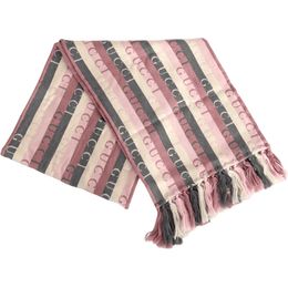 Gucci T&uuml;cher & Schals - Gucci striped wool scarf, grey and pink - Gr. unisize - in Bunt - f&uuml;r Damen