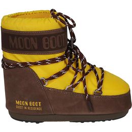 Moon Boot Moonboot Stiefel - Moonboot Per Guest In Residence Icon Low Nylon Ank - Gr. 36_38 - in Gelb - f&uuml;r Damen