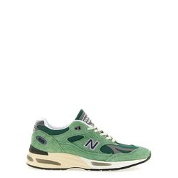 New Balance Low-Top Sneaker - 'Made In Uk 991V2' Sneakers - Gr. 9_5 - in Gr&uuml;n - f&uuml;r Damen