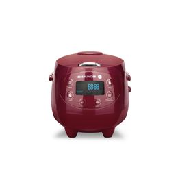 Reishunger Digitaler Mini Reiskocher, bordeaux, 350W, 0,6l | Gr.: onesize