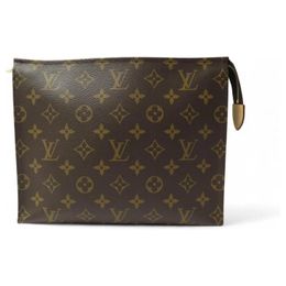 Louis Vuitton Clutches - REISETASCHE Louis Vuitton TOILETTE 26 M47542 MONOG - Gr. unisize - in Braun - f&uuml;r Damen