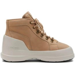 Moon Boot Moonboot Low-Top Sneaker - Luna Trek Mid Nubuck Boots - Gr. 41 (EU) - in Beige - f&uuml;r Damen