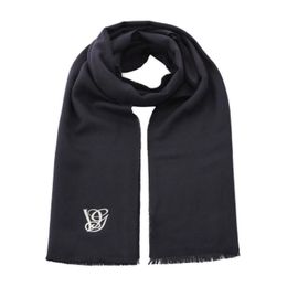 Valentino Garavani Tücher & Schals - Wollschal mit Stickerei - Gr. unisize - in Blau - für Damen