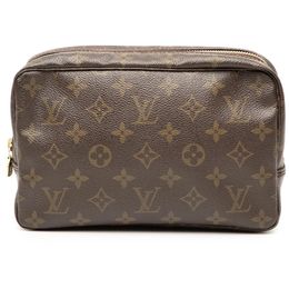 Louis Vuitton Clutches - Monogram Trousse Toilette 23 - Gr. unisize - in Braun - f&uuml;r Damen