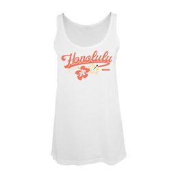 F4NT4STIC Ladies Tanktop Honolulu in wei&szlig; | Gr.: L