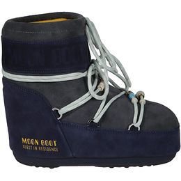 Moon Boot Moonboot Stiefel - Moonboot Per Guest In Residence Icon Low Suede Bea - Gr. 36_38 - in Blau - f&uuml;r Damen