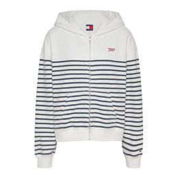 Tommy Jeans Sweatjacke Damen Gr&ouml;&szlig;e L marine / wei&szlig;