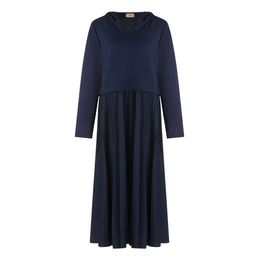 Cartoon Casual-Kleid mit Kapuze in Dunkelblau | Gr.: 38