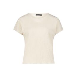 Betty Barclay Strukturshirt mit U-Boot-Ausschnitt in beige | Gr.: 40